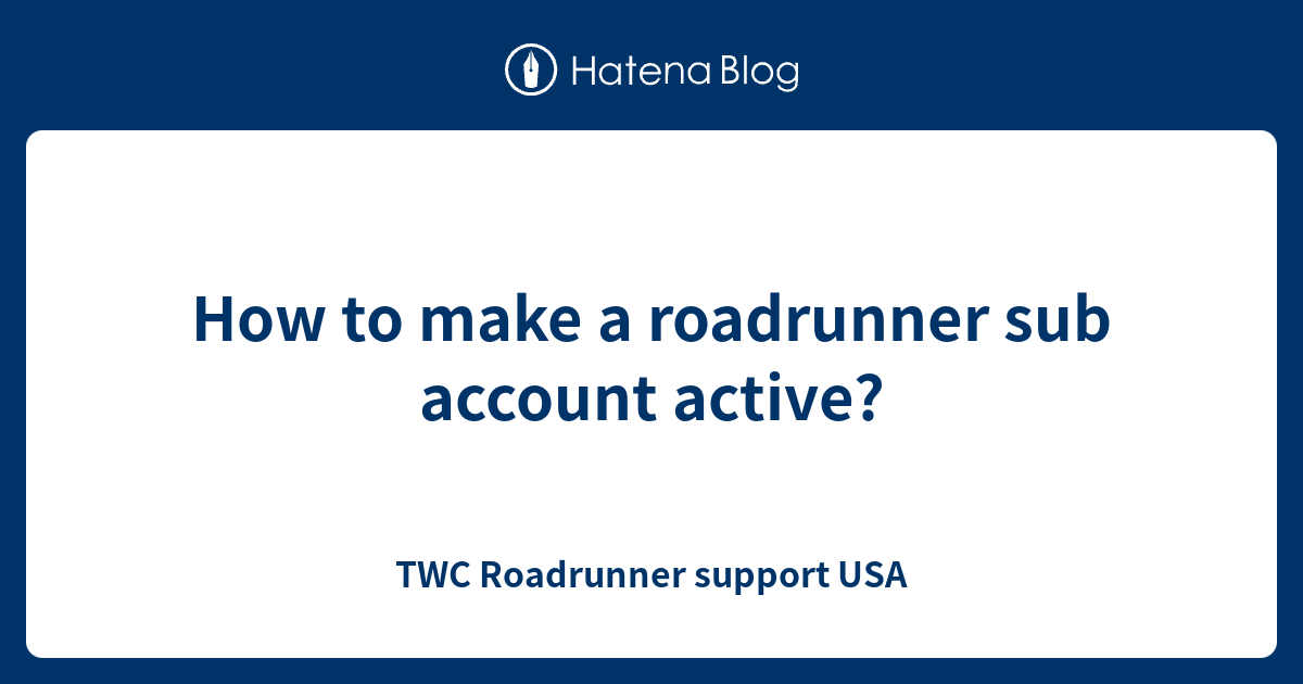 Roadrunner support USA - TWC Roadrunner support USA