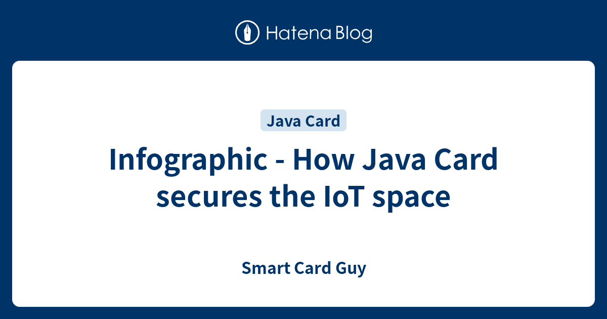 Infographic - How Java Card secures the IoT space - Smart Card Guy