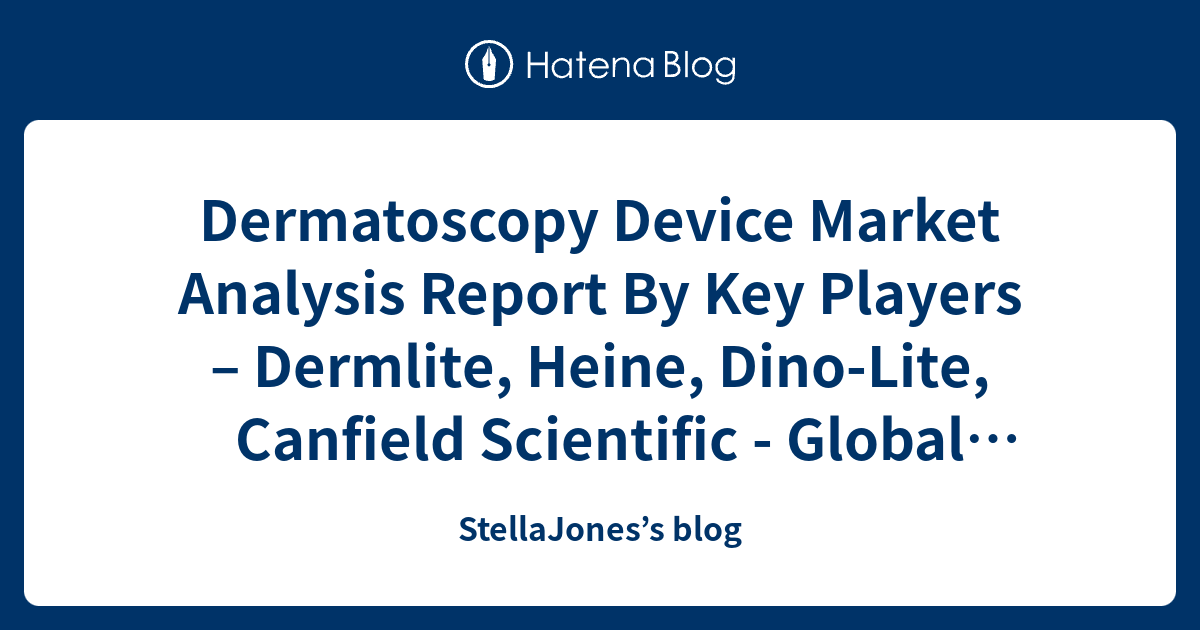 Dermatoscopy Device Market Analysis Report By Key Players – Dermlite ...