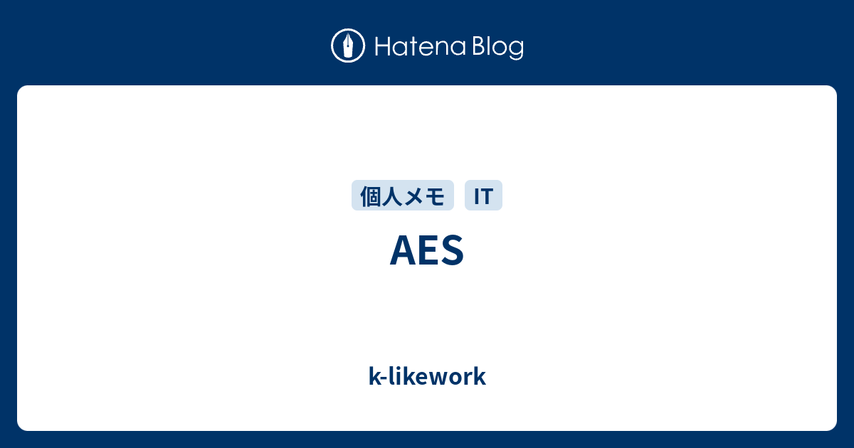 AES - k-likework
