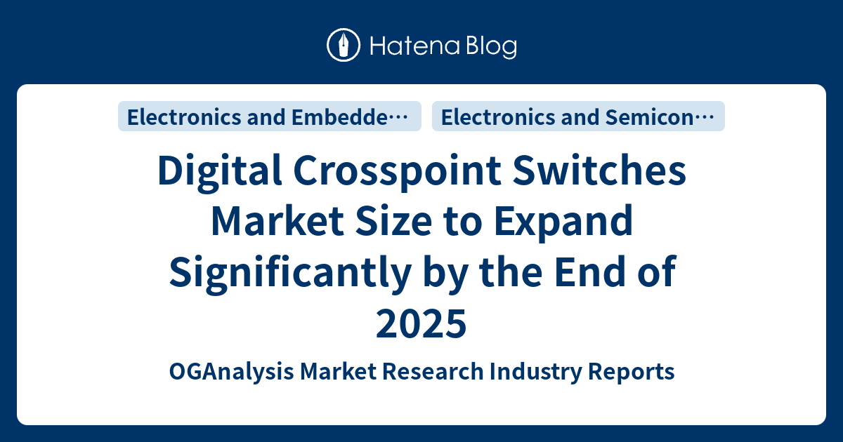 Digital Crosspoint Switches Market Size to Expand Significantly by the ...