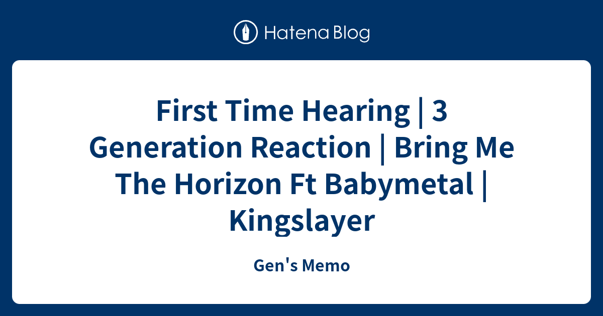 First Time Hearing | 3 Generation Reaction | Bring Me The Horizon Ft ...