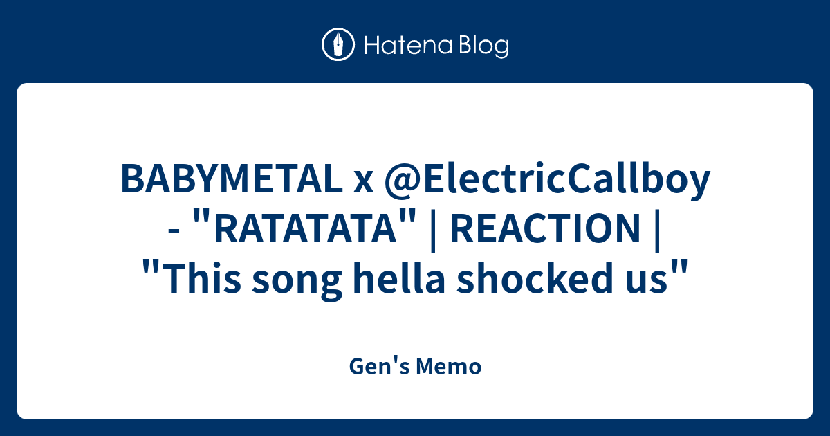 BABYMETAL x @ElectricCallboy - "RATATATA" | REACTION | "This song hella ...
