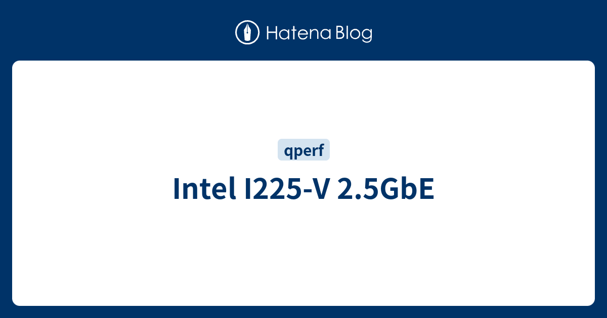 Intel I225-V 2.5GbE