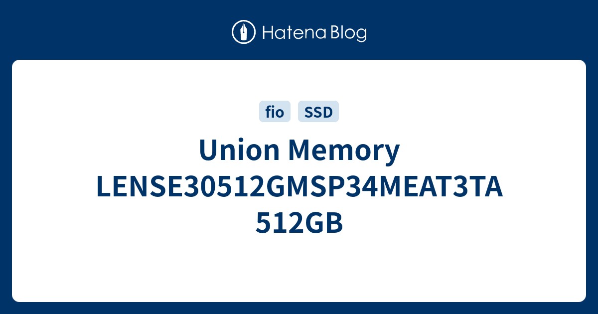 Union Memory LENSE30512GMSP34MEAT3TA 512GB
