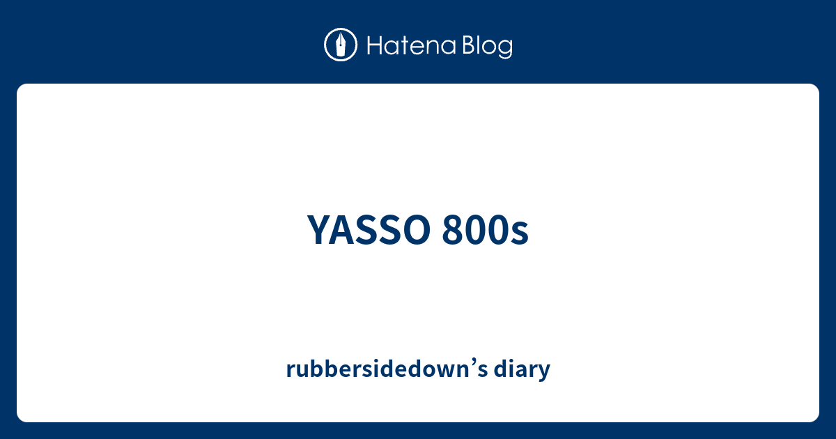 YASSO 800s - rubbersidedown’s diary