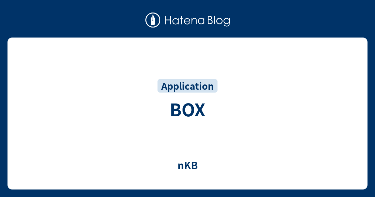 BOX - nKB
