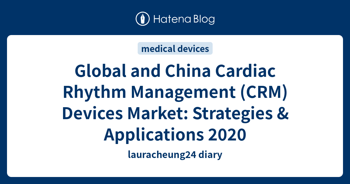 Global and China Cardiac Rhythm Management (CRM) Devices Market ...