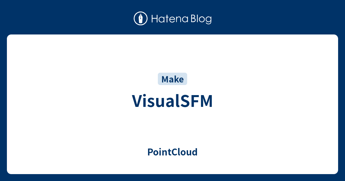 VisualSFM - PointCloud