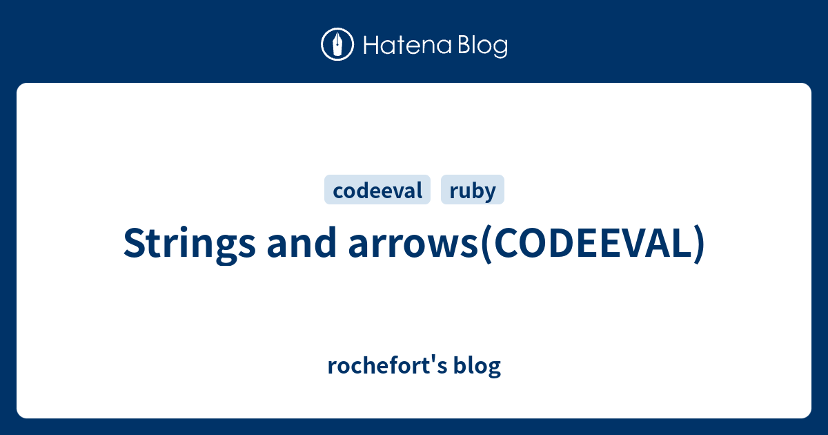Strings and arrows(CODEEVAL) - rochefort's blog