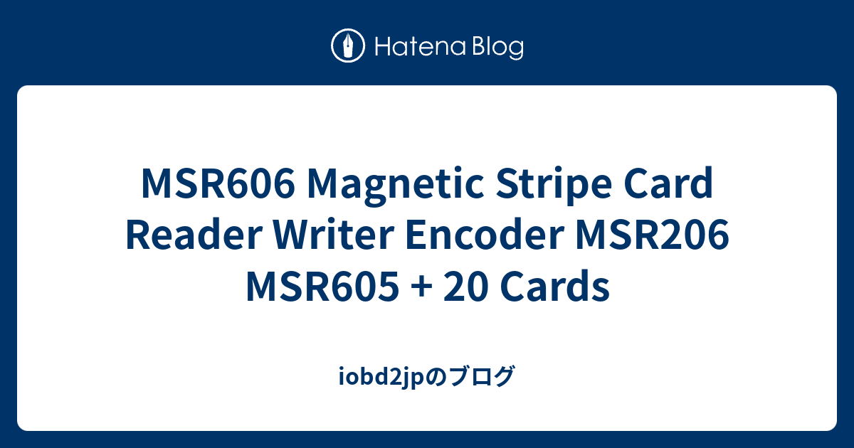 MSR606 Magnetic Stripe Card Reader Writer Encoder MSR206 MSR605 + 20 ...