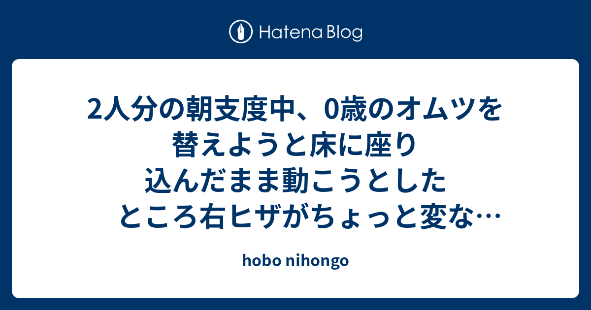 - hobo nihongo
