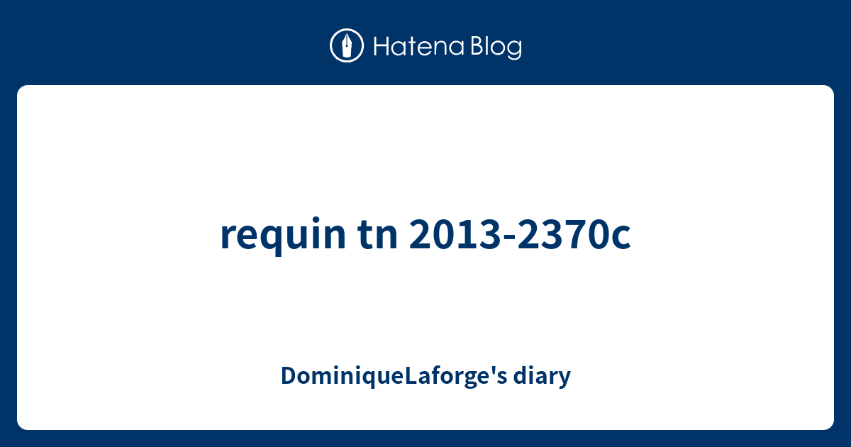 requin tn 2013-2370c - DominiqueLaforge's diary