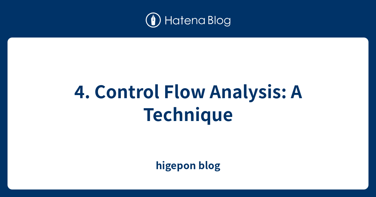 4. Control Flow Analysis: A Technique - higepon blog