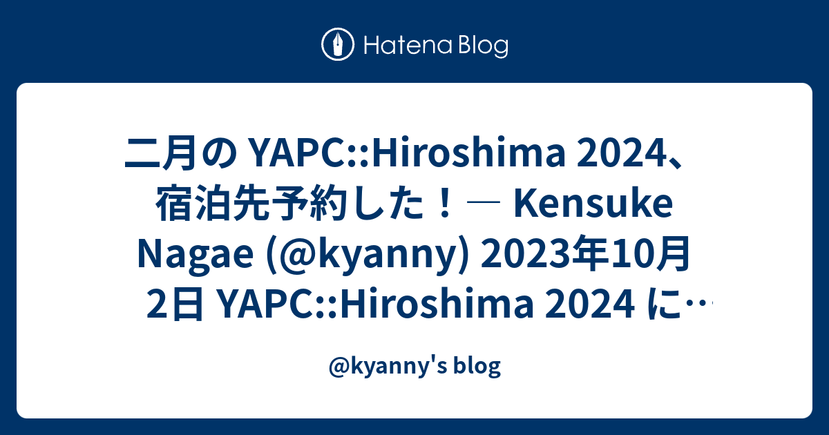 - @kyanny's blog
