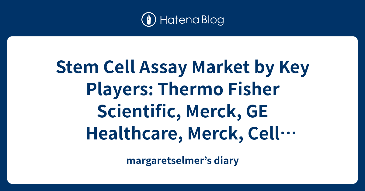 Stem Cell Assay Market by Key Players: Thermo Fisher Scientific, Merck ...