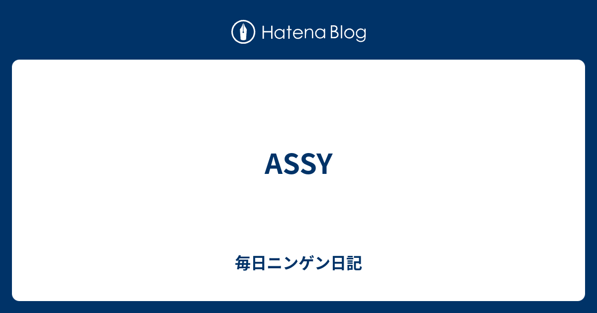 ASSY - 毎日ニンゲン日記