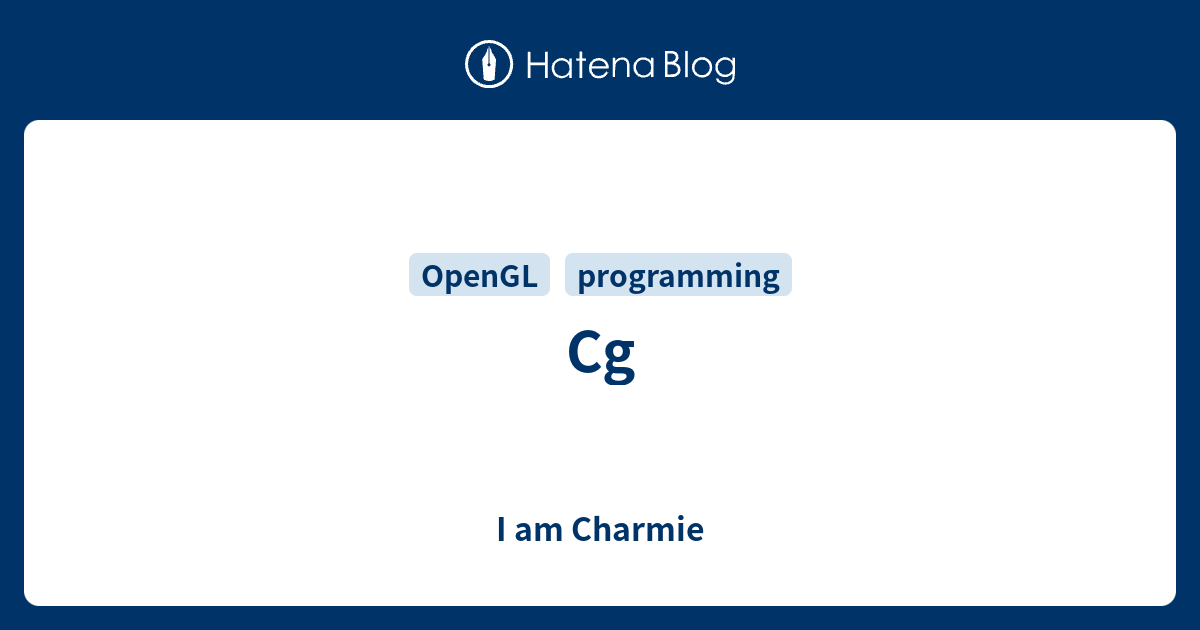Cg - I am Charmie