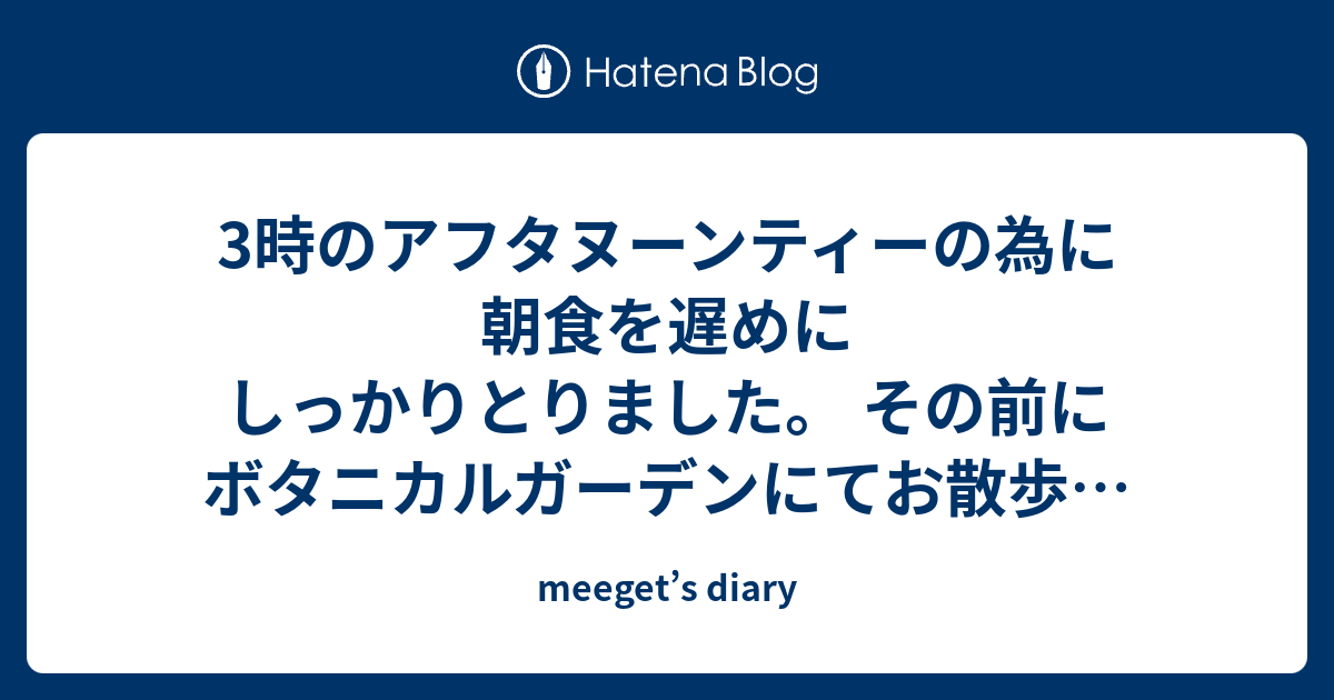 - meeget’s diary