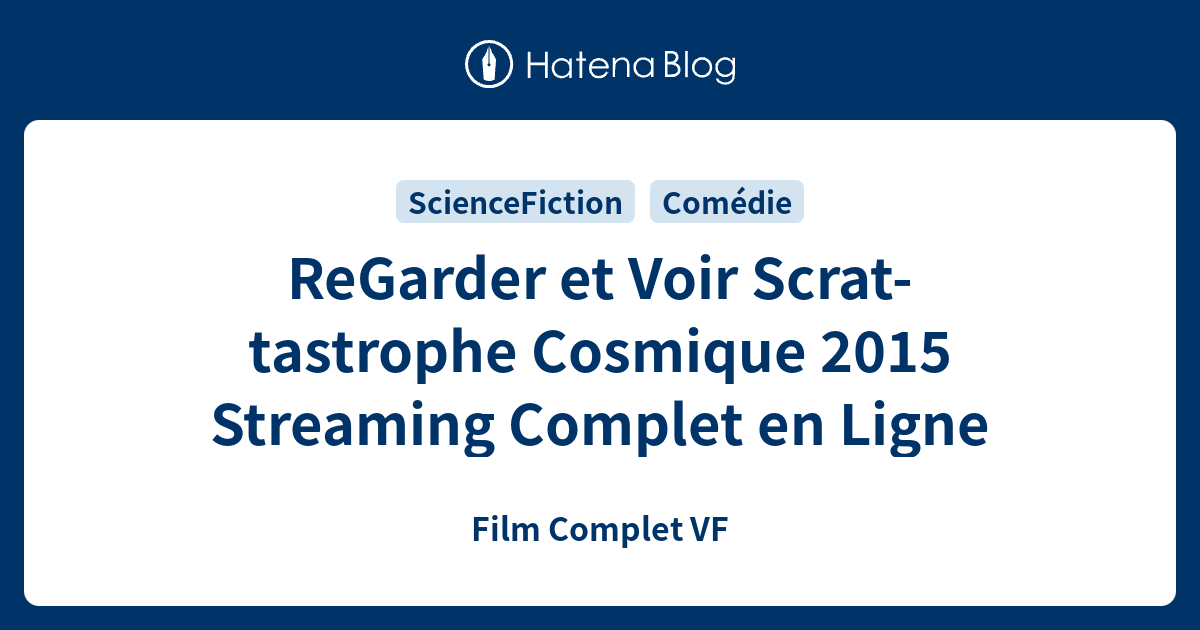 ReGarder et Voir Scrat-tastrophe Cosmique 2015 Streaming Complet en ...