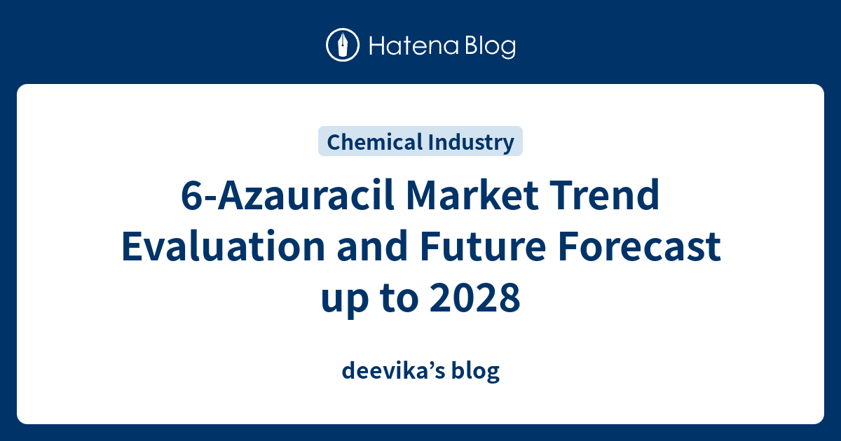 6-Azauracil Market Trend Evaluation and Future Forecast up to 2028 ...