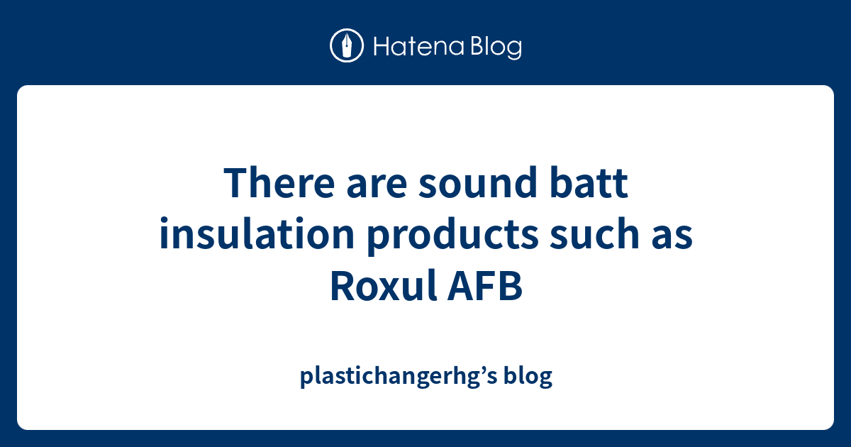 There are sound batt insulation products such as Roxul AFB ...