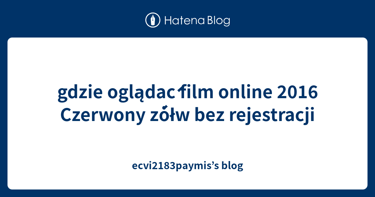 gdzie oglądać film online 2016 Czerwony żółw bez rejestracji ...
