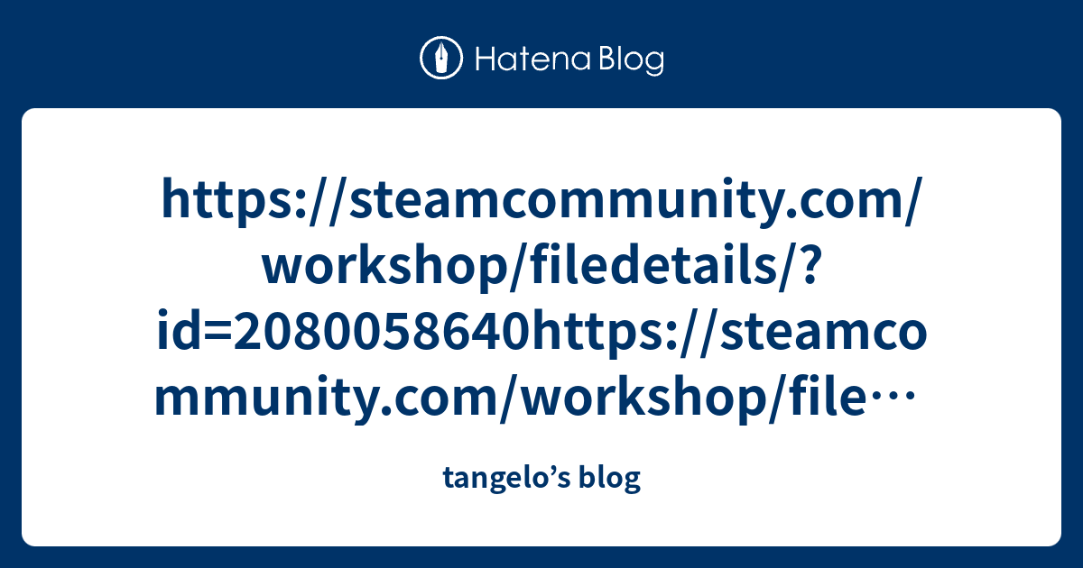 - tangelo’s blog