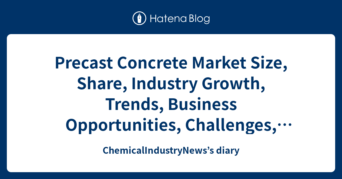 Precast Concrete Market Size, Share, Industry Growth, Trends, Business ...