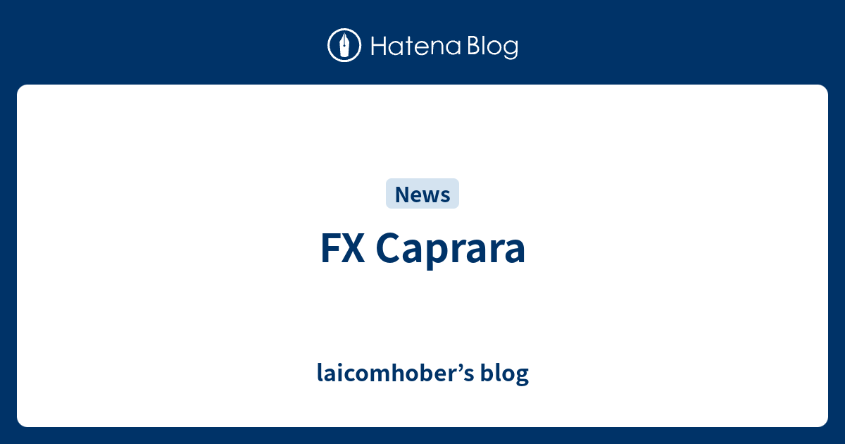 FX Caprara - laicomhober’s blog
