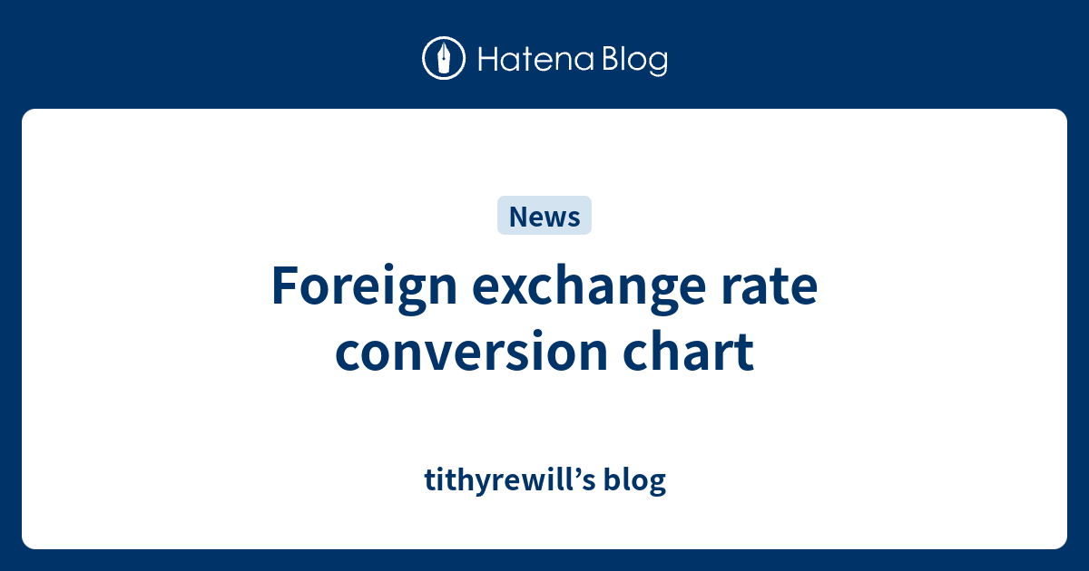 Foreign exchange rate conversion chart - tithyrewill’s blog