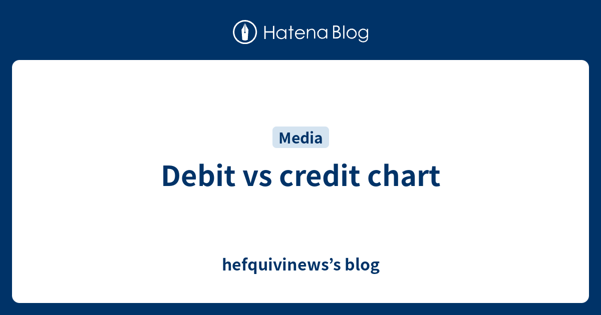 Debit vs credit chart - hefquivinews’s blog