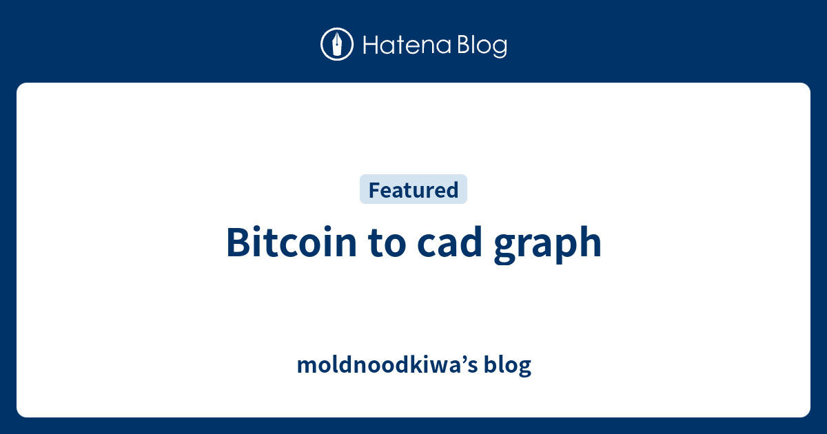 Bitcoin to cad graph - moldnoodkiwa’s blog