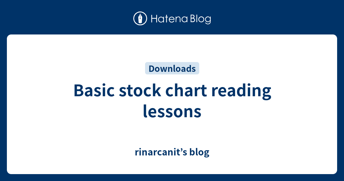 Basic stock chart reading lessons - rinarcanit’s blog