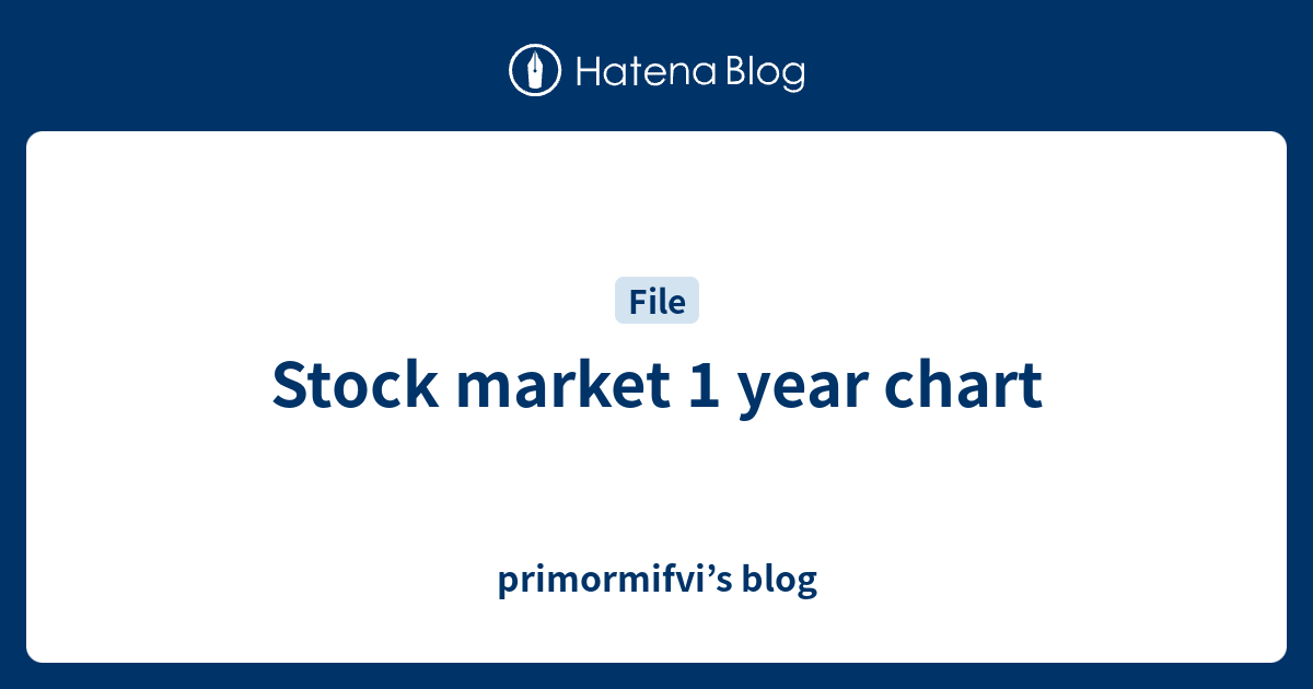 Stock market 1 year chart - primormifvi’s blog