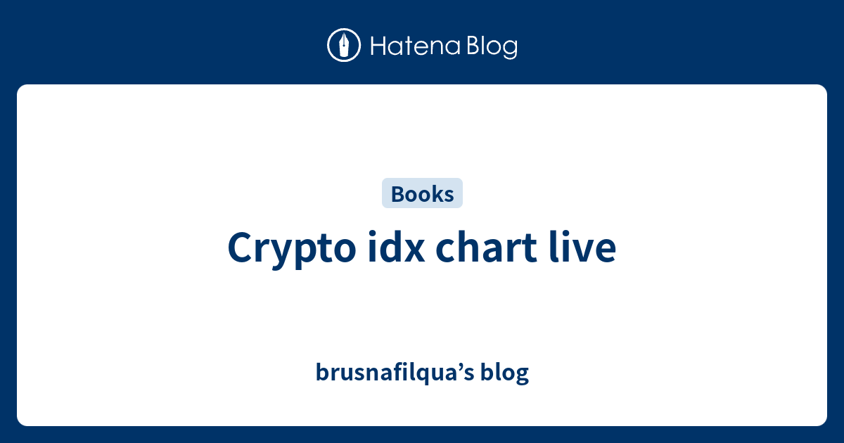 Crypto idx chart live - brusnafilqua’s blog