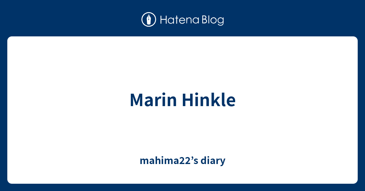 Marin Hinkle - mahima22’s diary