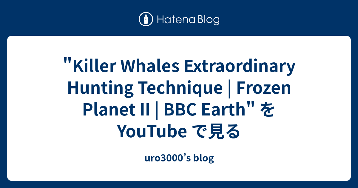 "Killer Whales Extraordinary Hunting Technique | Frozen Planet II | BBC ...