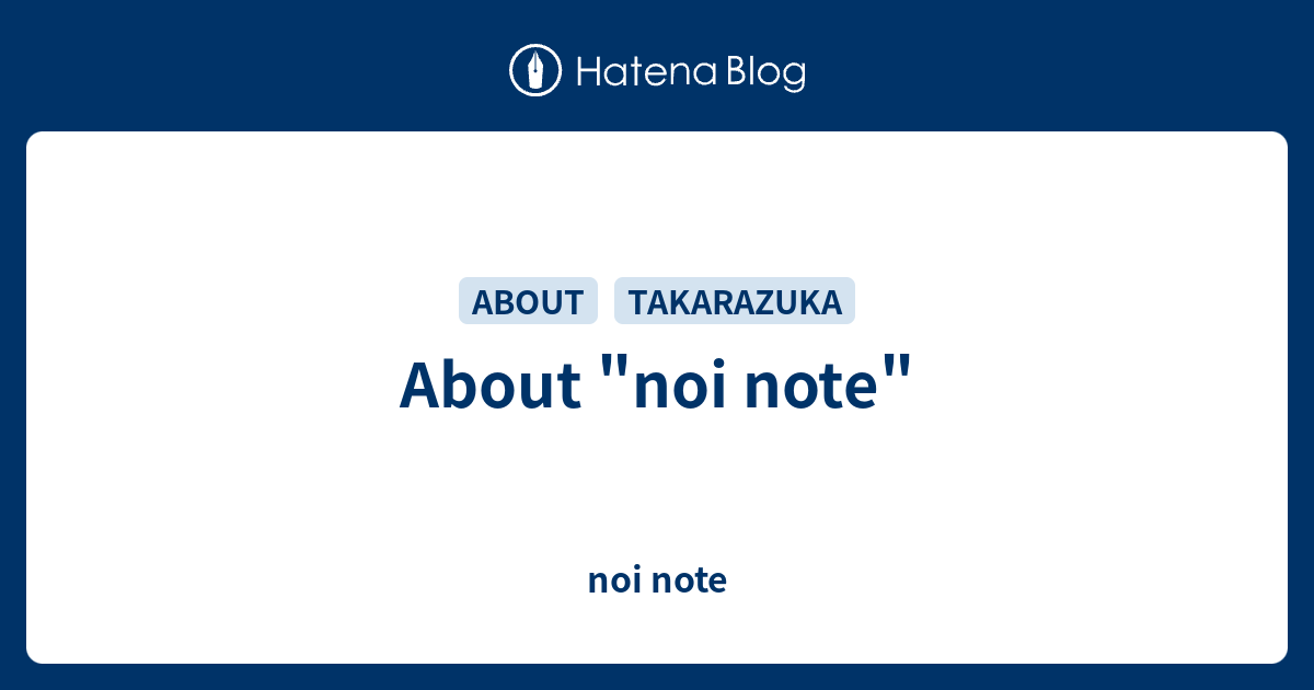 About "noi note" - noi note