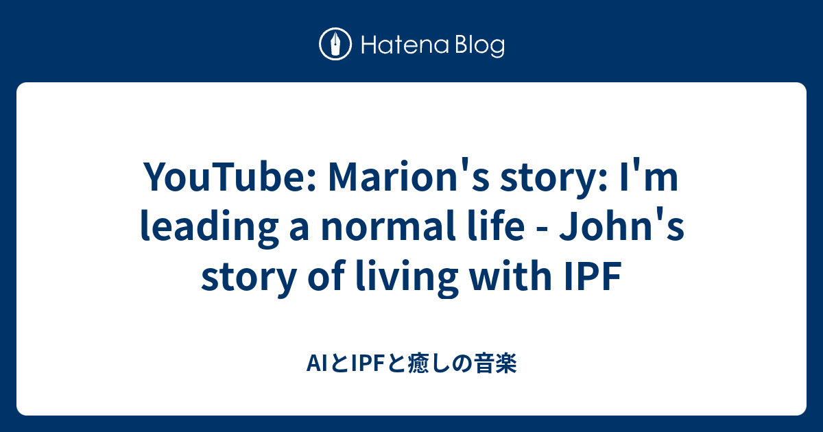 YouTube: Marion's story: I'm leading a normal life - John's story of ...