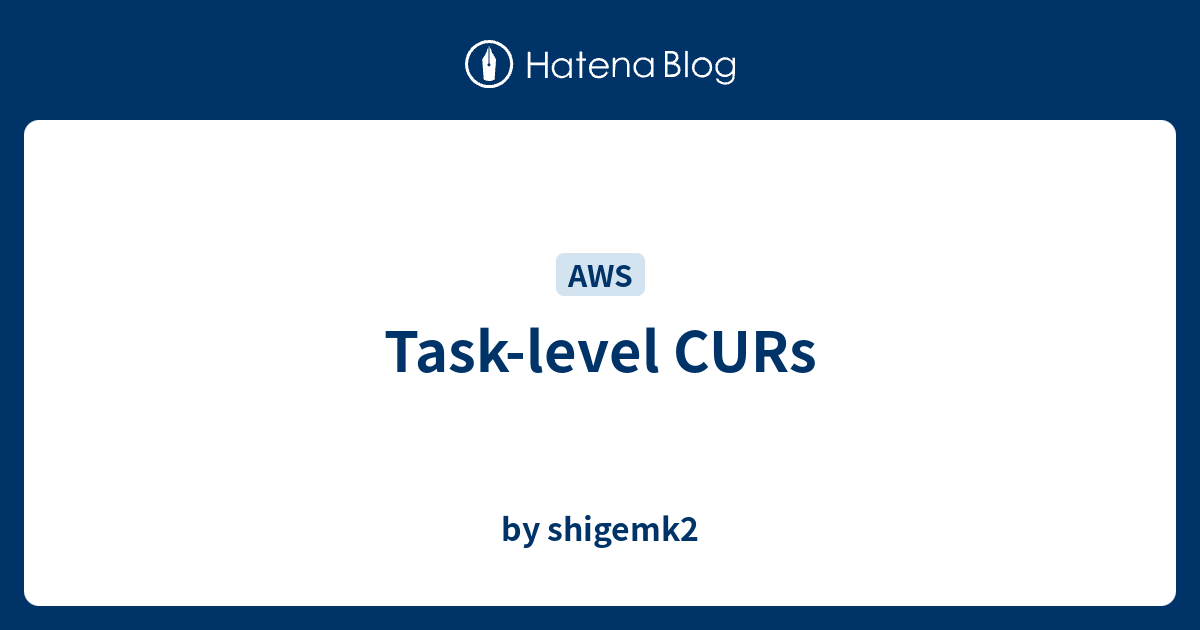 Task-level CURs - by shigemk2