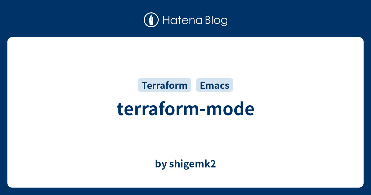 terraform-mode - by shigemk2