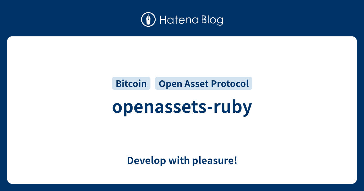 openassets-ruby - Develop with pleasure!