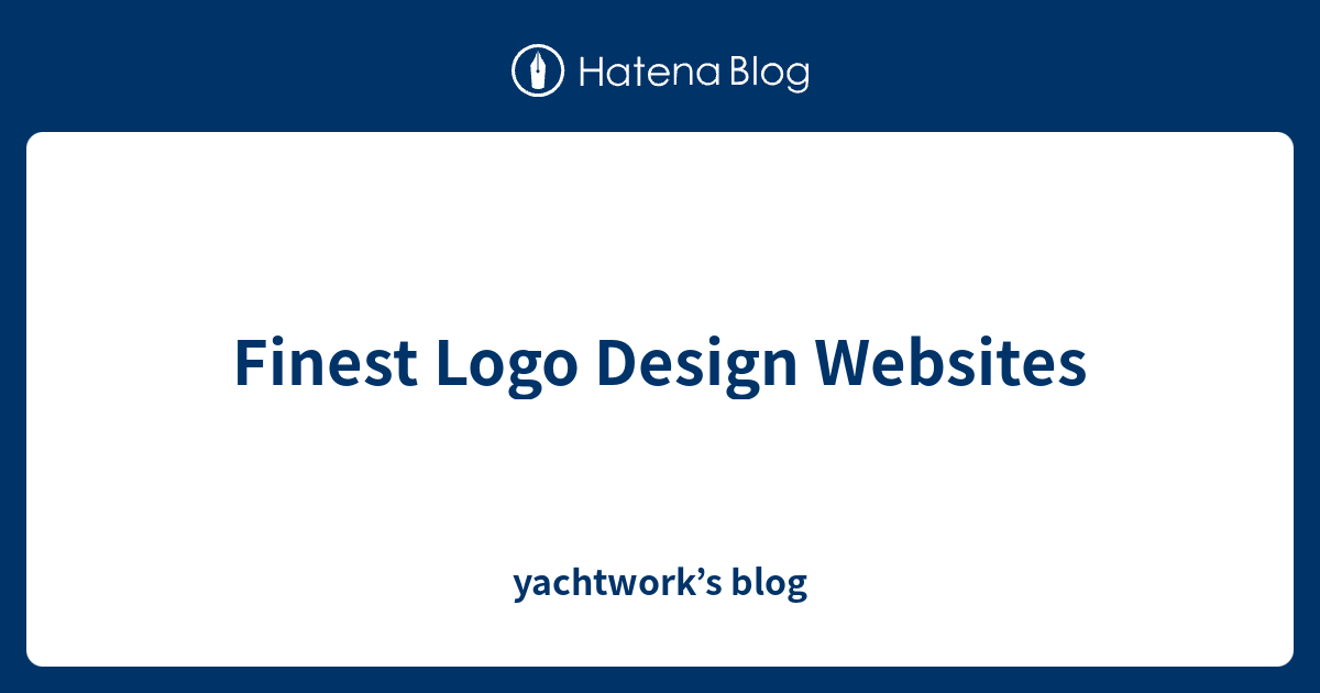 Finest Logo Design Websites - yachtwork’s blog