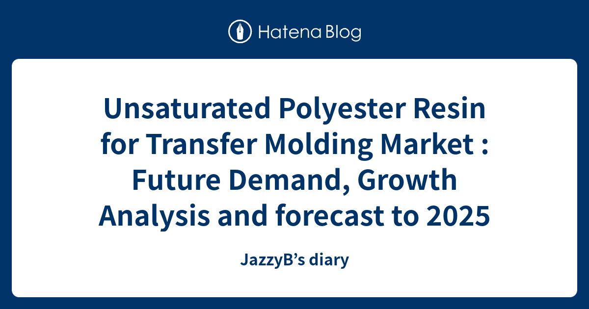 Unsaturated Polyester Resin for Transfer Molding Market : Future Demand ...