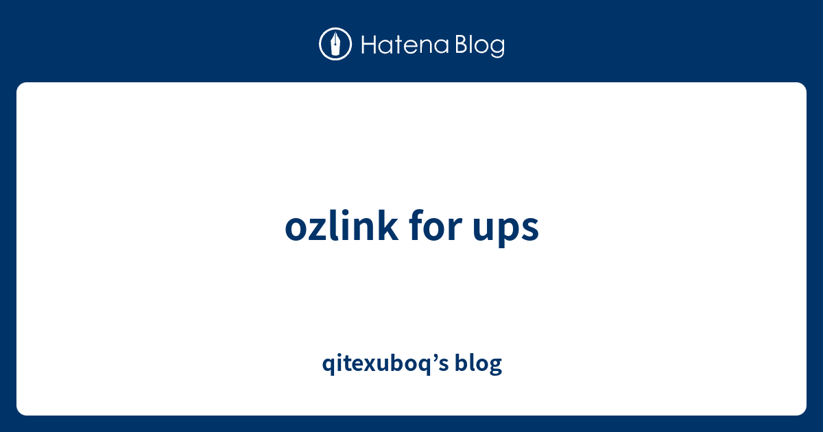 ozlink for ups - qitexuboq’s blog