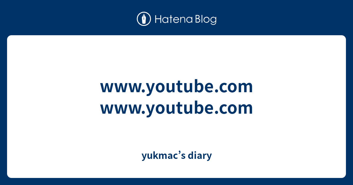 - yukmac’s diary